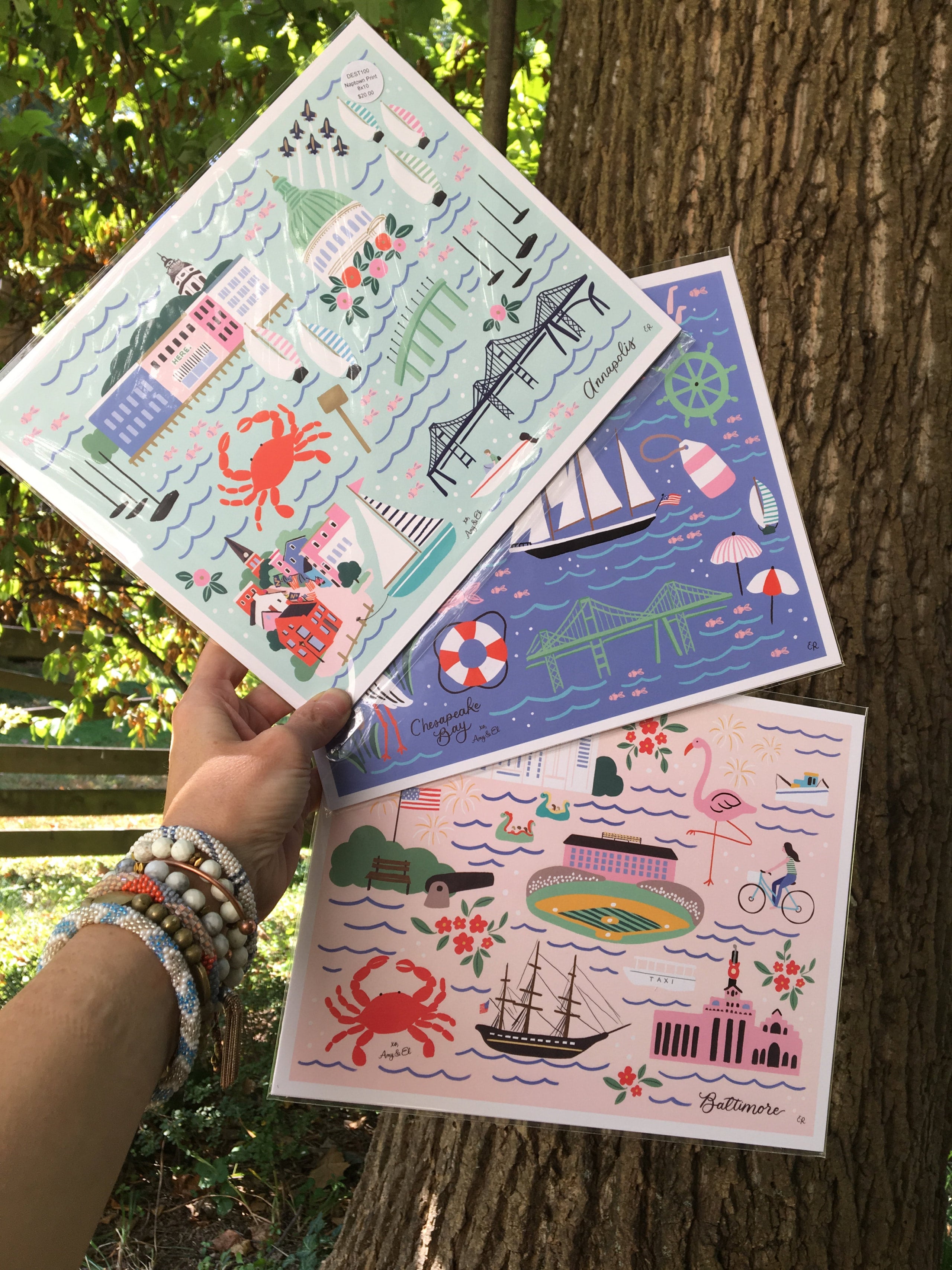 Maryland Destination Art Prints | HERE. a pop-up shop | HERE. a pop-up shop